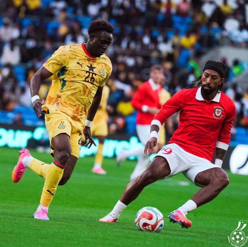 Caleb Yirenkyi Scores as Black Stars Earn 1-1 draw against Wales in ...